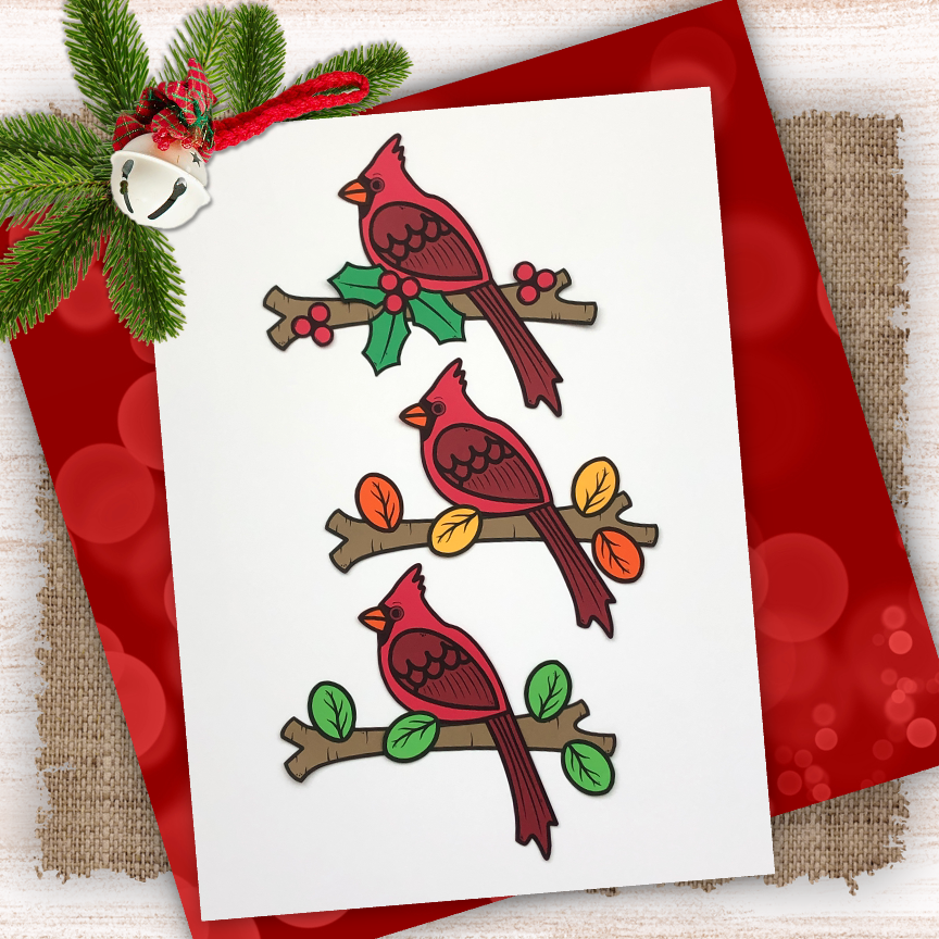 Cardinal Craft | Winter Craft | State Symbols | Made By Teachers