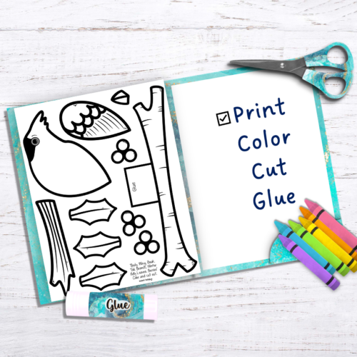 Cardinal Craft | Winter Craft | State Symbols - Made By Teachers