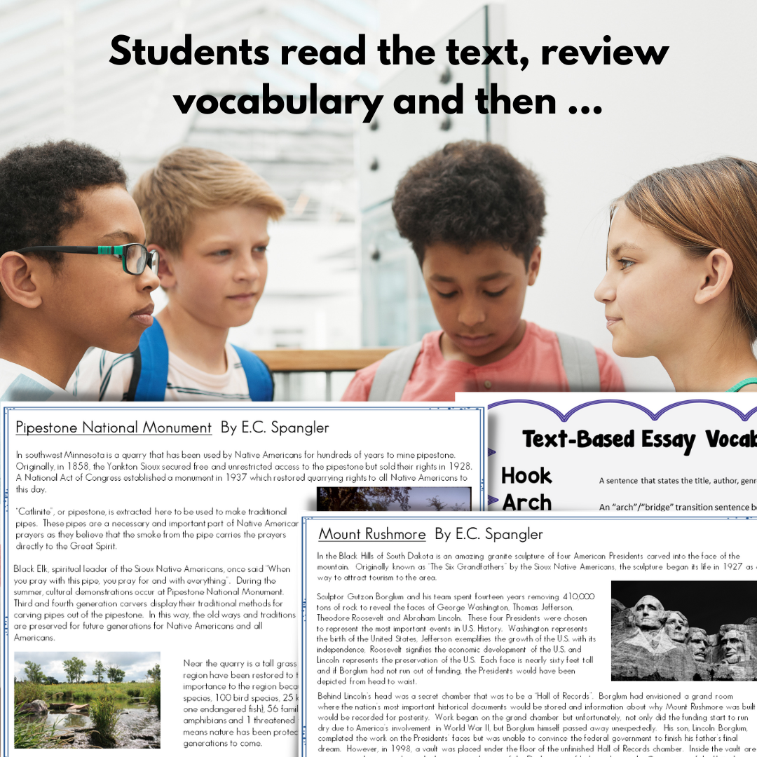 Informative Essay Task Cards | Text Based | Printable AND Digital ...