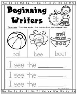 Alphabet Writing Prompts | Beginning Writers - Made By Teachers