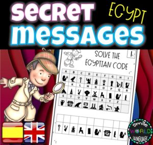 Solve the code Egyptian secret message Egypt hieroglyphs Mensaje ...