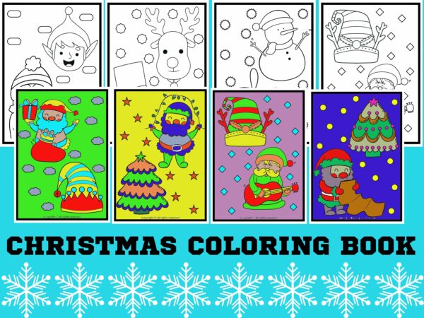 CHRISTMAS COLORING BOOK | Made By Teachers