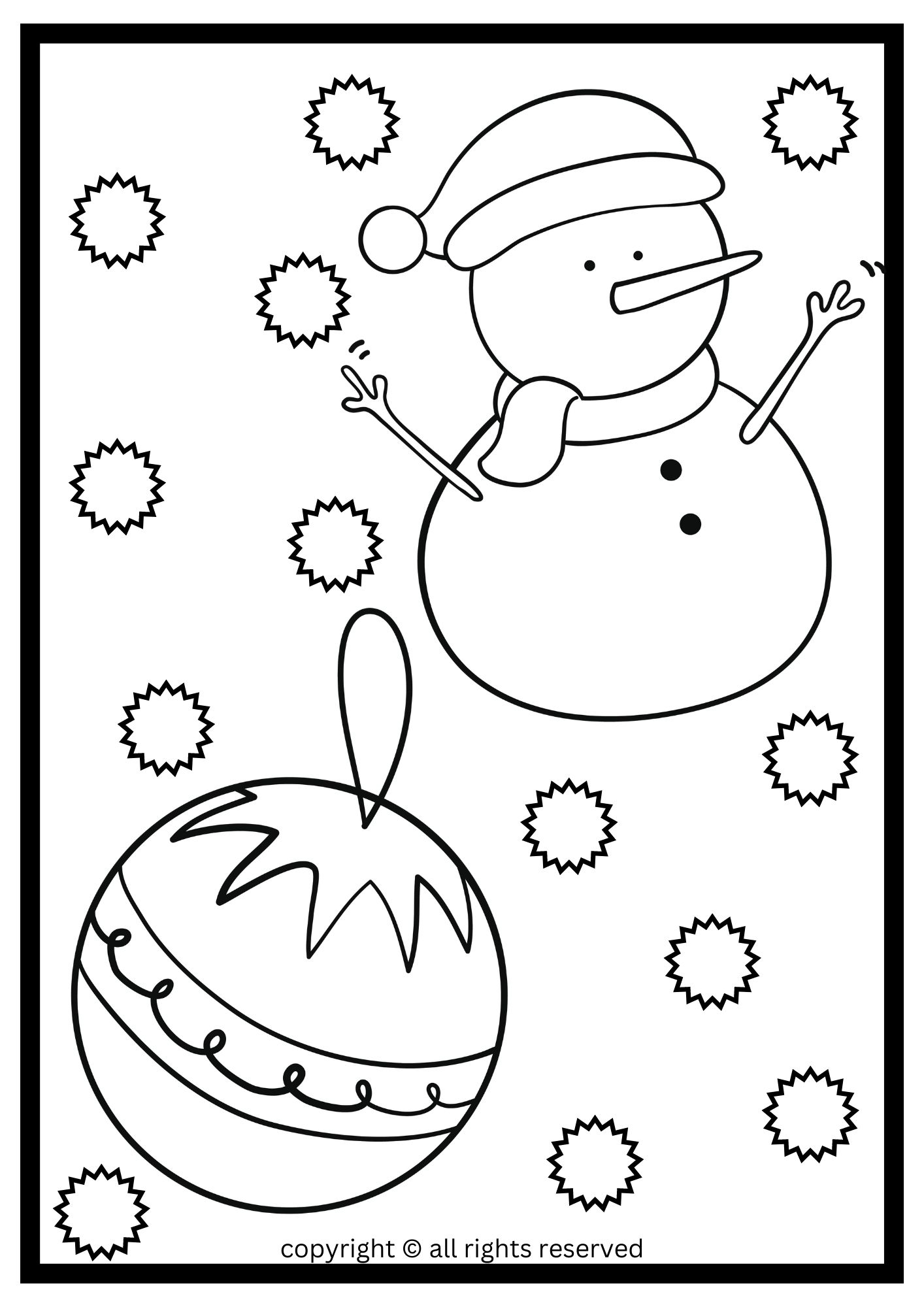 CHRISTMAS COLORING BOOK | Made By Teachers