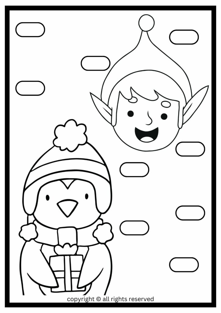 CHRISTMAS COLORING BOOK - Made By Teachers