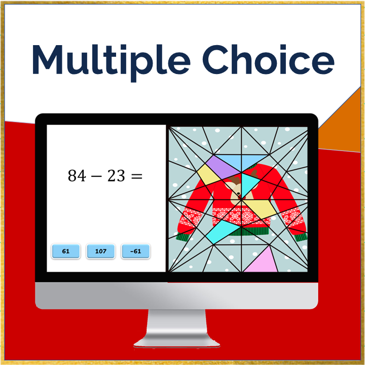 Adding and Subtracting Integers | Mystery Picture Math Christmas ...