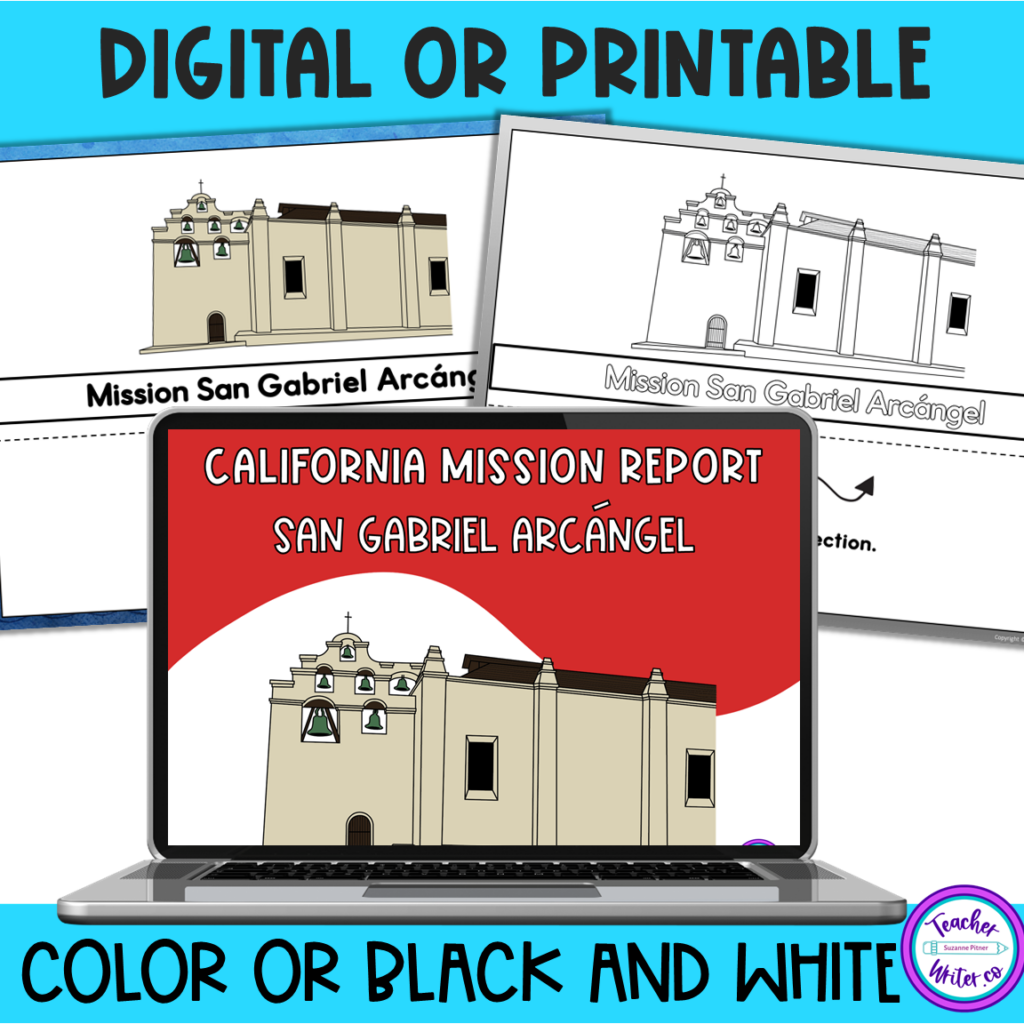 California Mission Report San Gabriel Arcángel | Made By Teachers