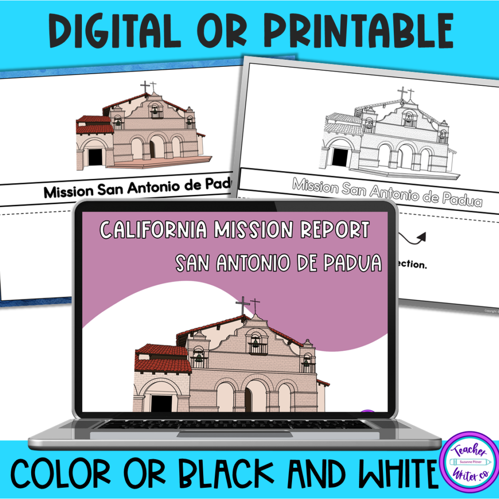 California Mission Report San Antonio de Padua | Made By Teachers