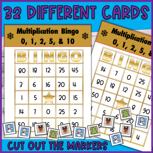 Holiday Multiplication Bingo Game | Made By Teachers