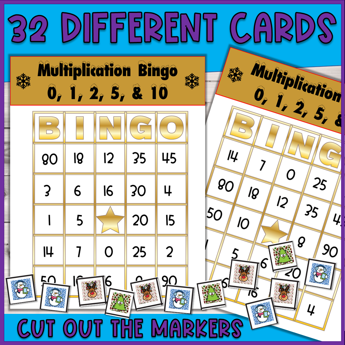 Holiday Multiplication Bingo Game | Made By Teachers