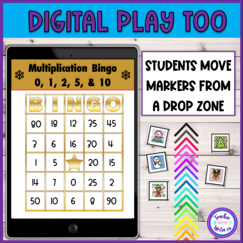 Holiday Multiplication Bingo Game | Made By Teachers