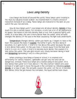 Density Investigation Activity Density Lab - Made By Teachers