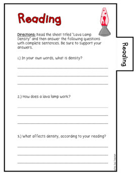Density Investigation Activity Density Lab | Made By Teachers