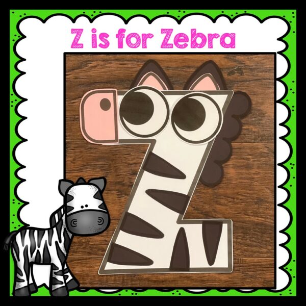 Letter Z Craft, Alphabet Craft, Zz is for Zebra, Zebra Craft | Made By ...
