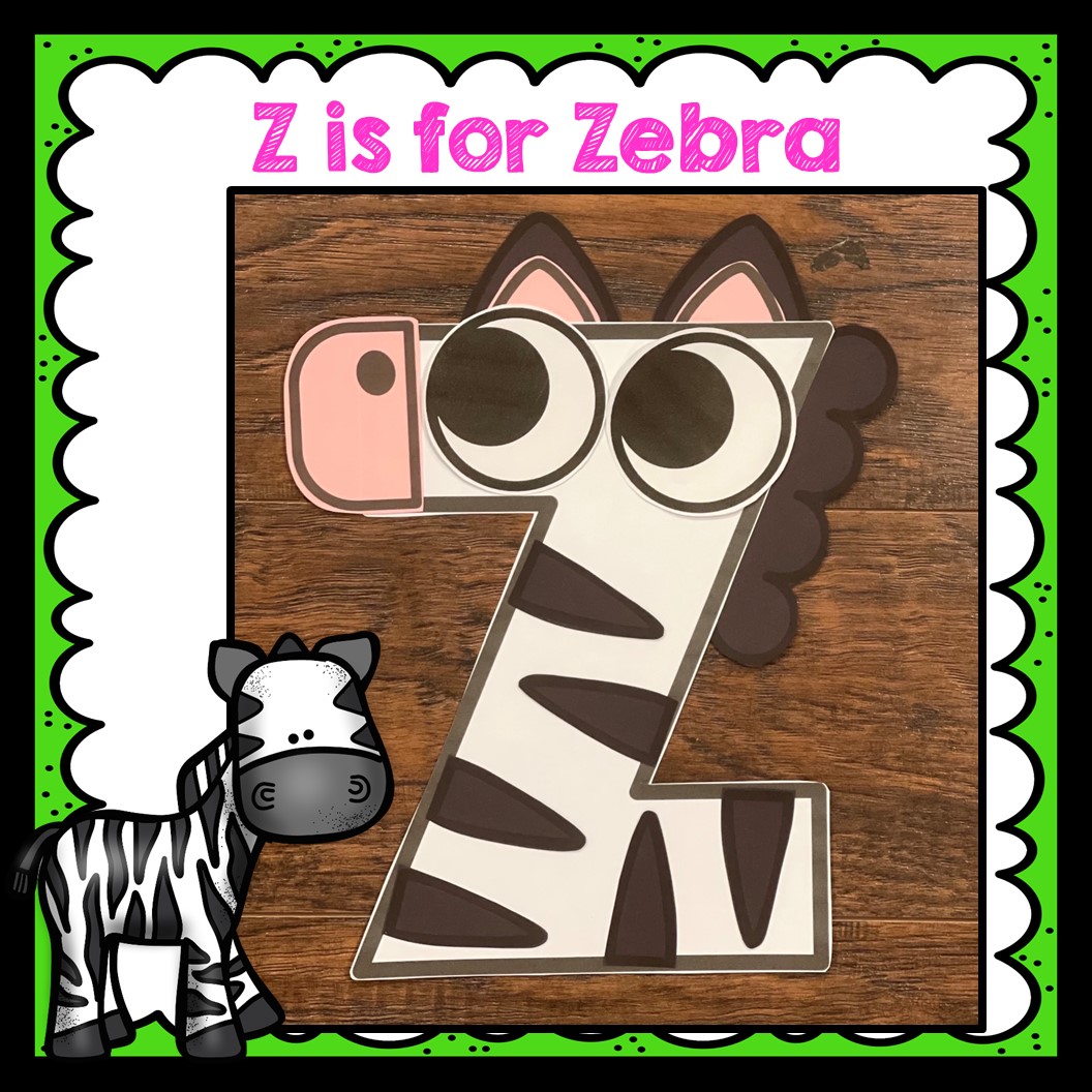Letter Z Zebra Craft Printable At Vanhelenablog Blog