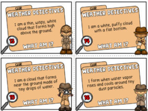 Weather Vocabulary Game Digital & Print | Made By Teachers