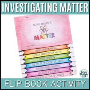 Investigating Matter Properties of Matter Changes in Matter Flip Book ...