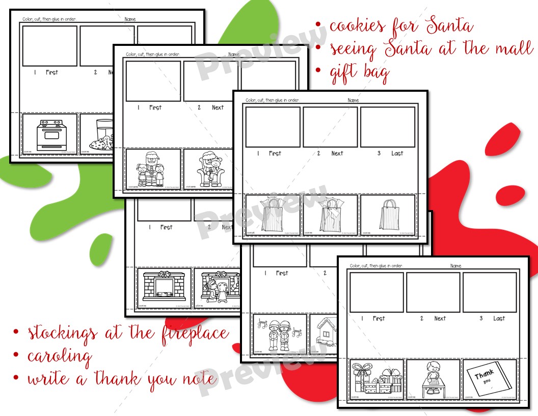 Christmas Sequencing | Made By Teachers