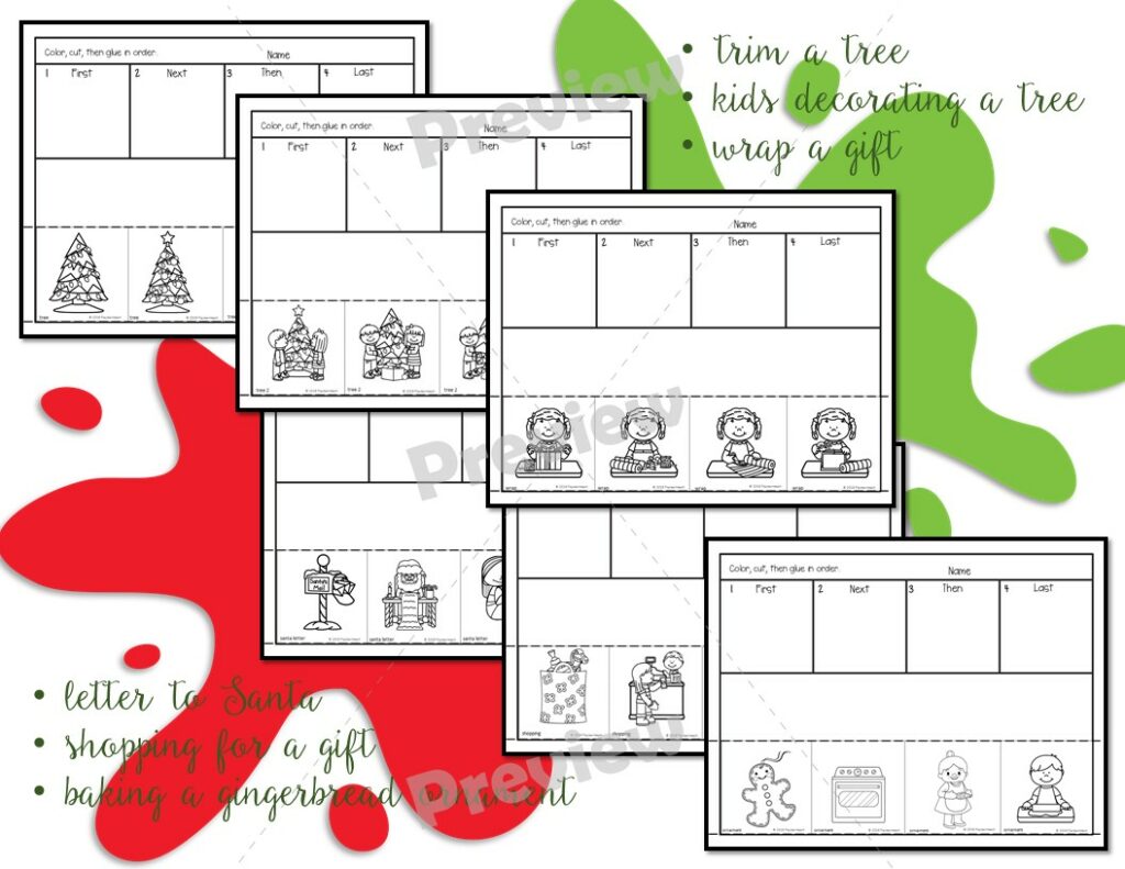 Christmas Sequencing | Made By Teachers
