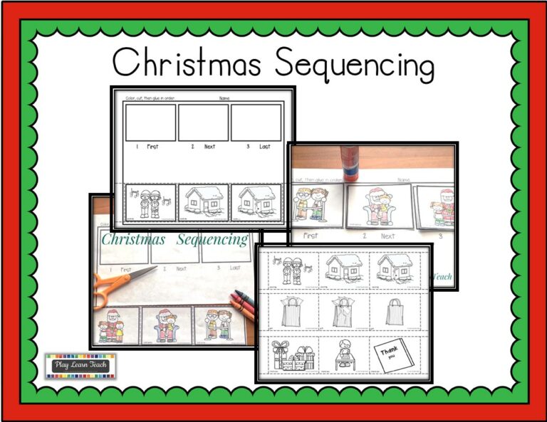 Christmas Sequencing | Made By Teachers