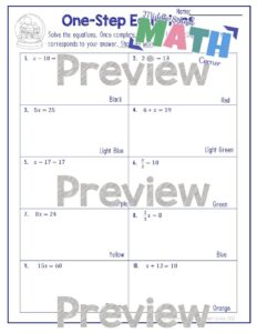 Christmas and Winter Solving One Step, Two Step, and Multi-Step ...