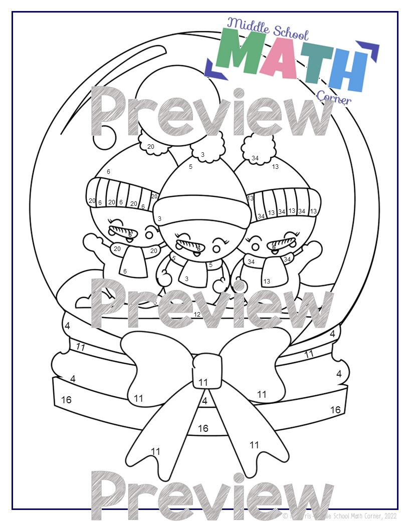 Christmas and Winter Solving One Step, Two Step, and Multi-Step ...