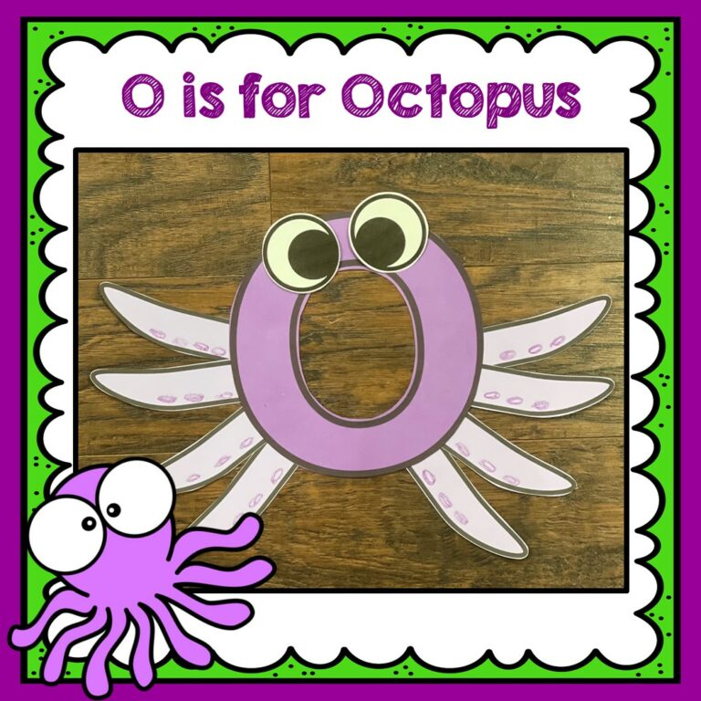 Letter O Craft, Alphabet Craft, Oo is for Octopus, Octopus Craft | Made ...