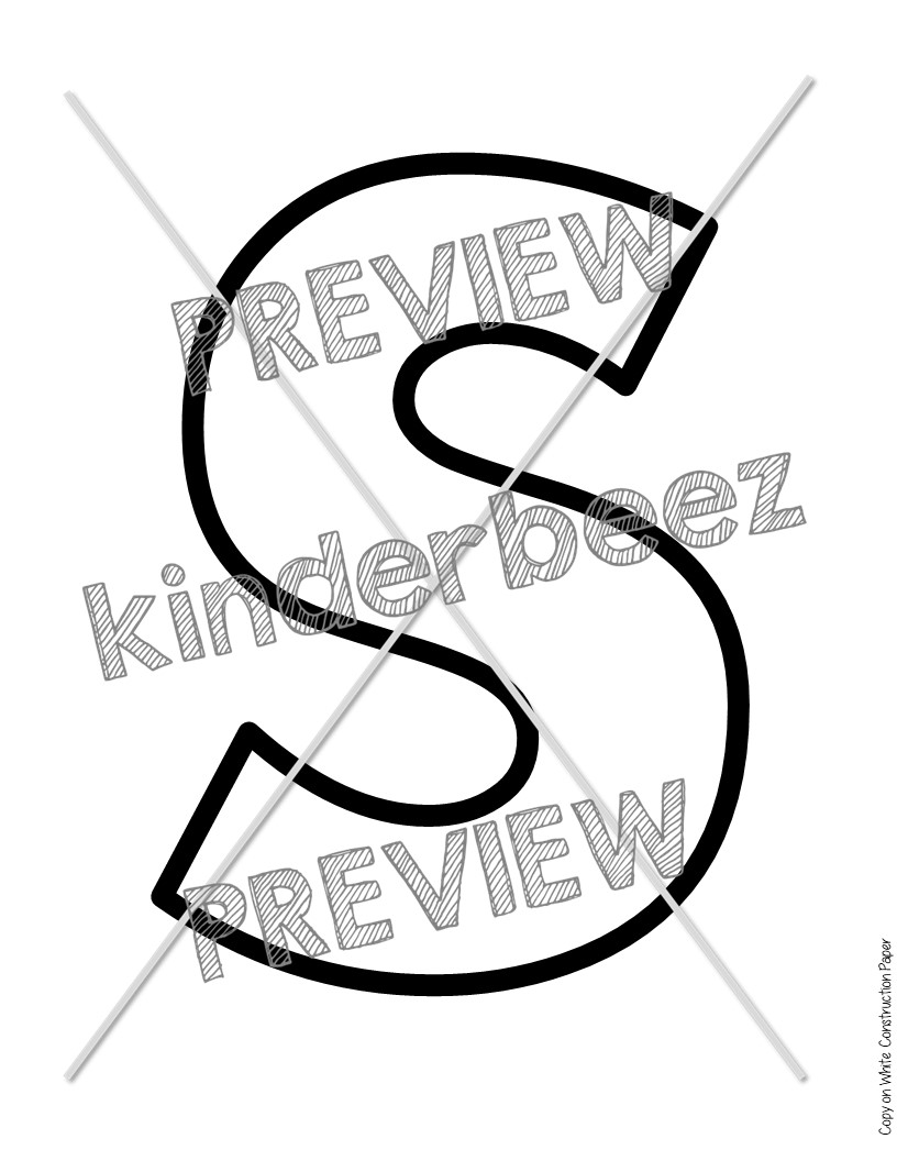 Letter S Craft, Alphabet Craft, Ss is for Snowman, Snowman Craft | Made ...