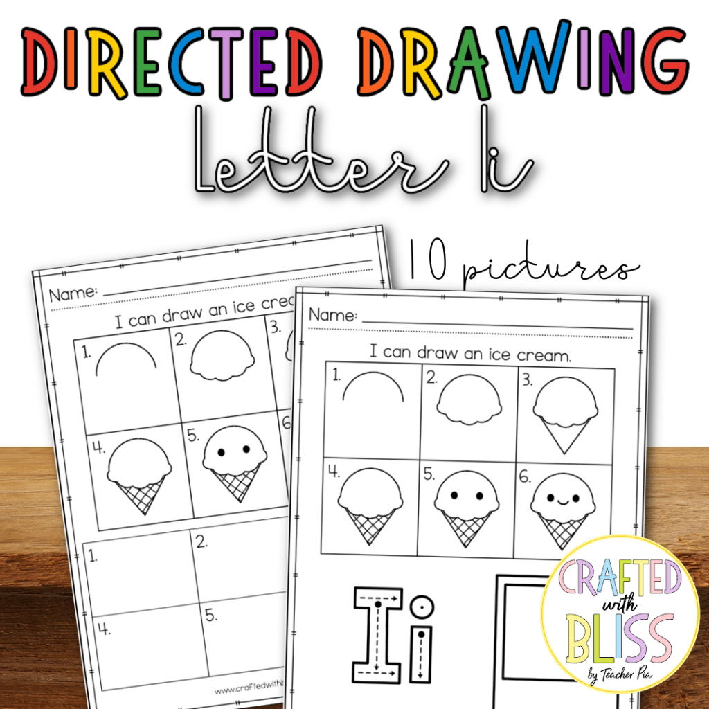 Directed Drawing Letter Aa Alphabet Worksheet Phonics Printable | Made ...
