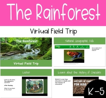 The Rainforest Virtual Field Trip (Google Slides) | Made By Teachers