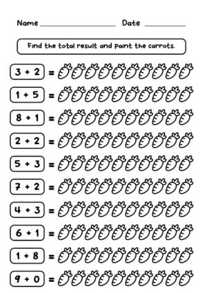 Addition 1-10 worksheet | Made By Teachers