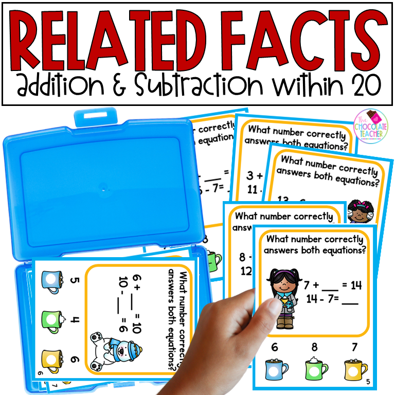 Addition and Subtraction - Math Facts - Winter Math | Made By Teachers