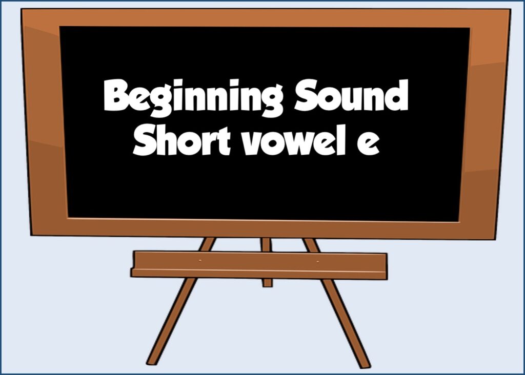 Beginning Sounds Short Vowel e, Boom Cards | Made By Teachers