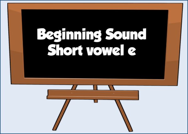 Beginning Sounds Short Vowel e, Boom Cards | Made By Teachers