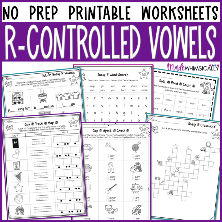 Long Vowel Worksheets - Vowel Team & CVCe Printables and Phonics ...
