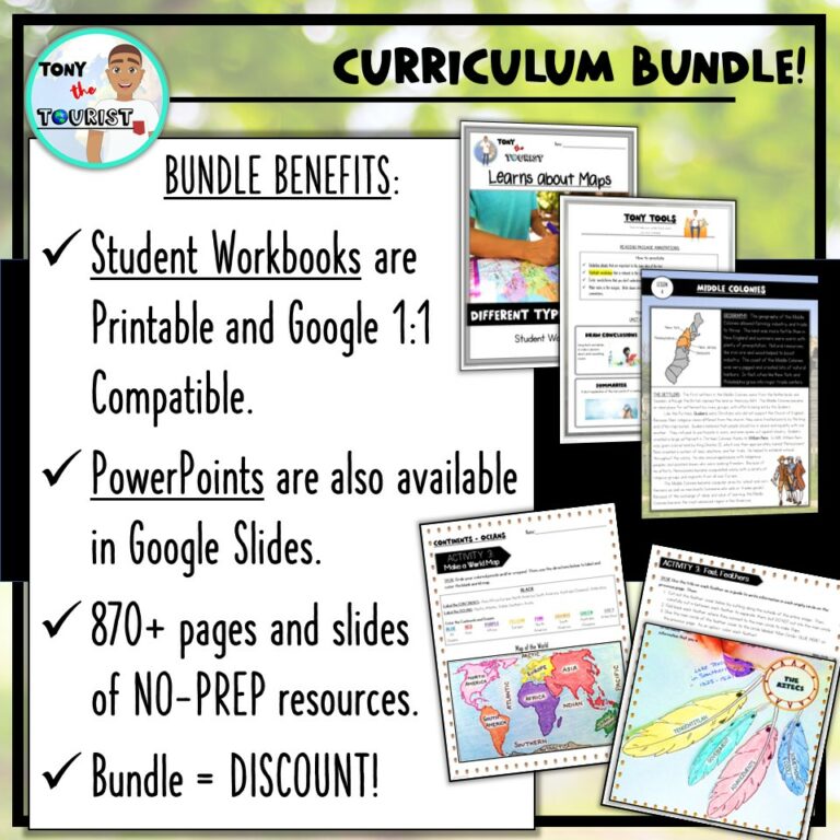 Social Studies Curriculum Bundle! No-Prep & Google Compatible | Made By ...