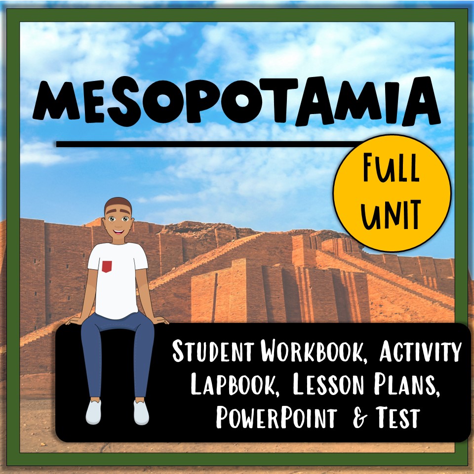 Mesopotamia Unit Bundle- Reading Passages, Activities, PowerPoint, Test ...