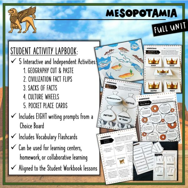 Mesopotamia Unit Bundle- Reading Passages, Activities, PowerPoint, Test ...