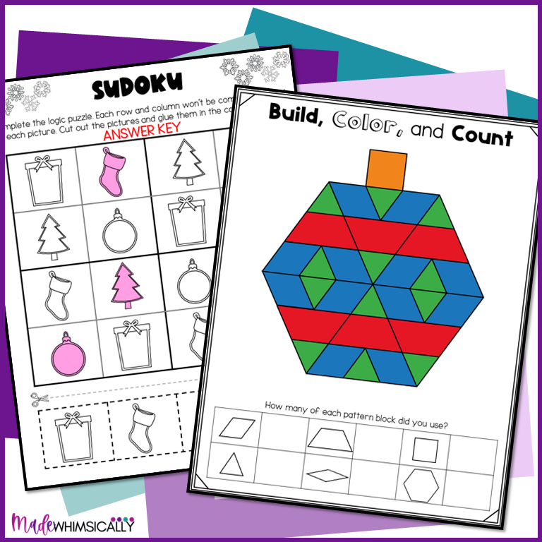 Christmas Coloring Pages and Holiday Activities - Mazes, Puzzles ...