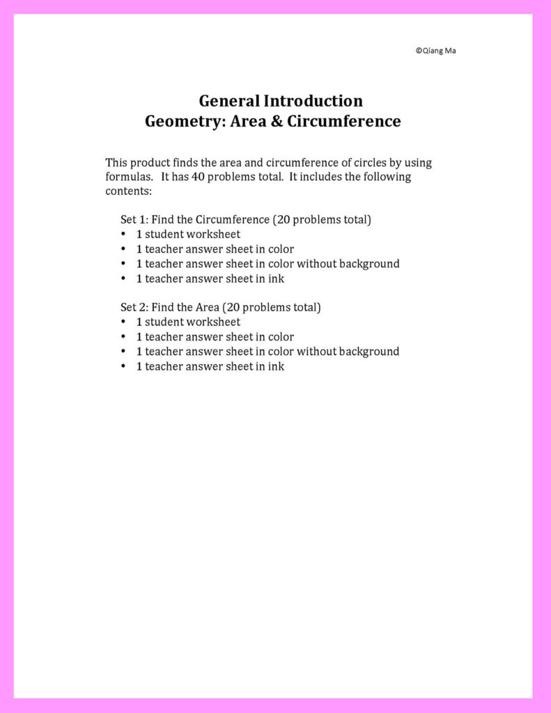Halloween Color by Code: Area and Circumference: Practice Formulas ...