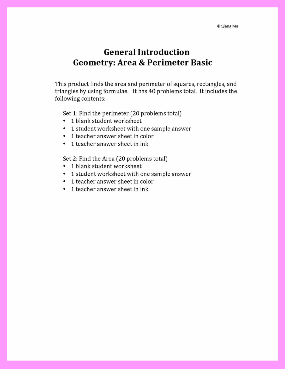 Christmas Color by Code: Area and Perimeter: Christmas Tree Basic ...