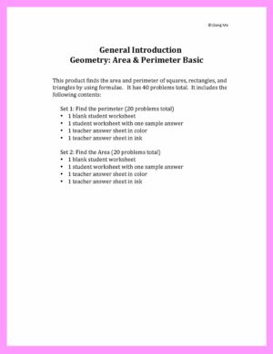 Christmas Color by Code: Area and Perimeter: Christmas Tree Basic ...