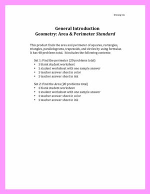 Christmas Color by Code: Area and Perimeter: Christmas Tree Standard ...