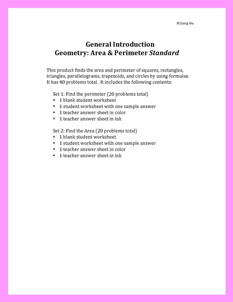 Christmas Color by Code: Area and Perimeter: Christmas Tree Standard ...