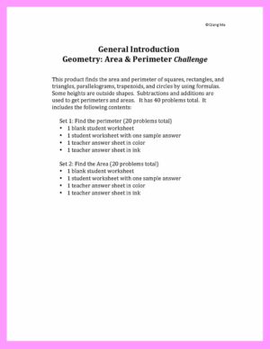 Christmas Color by Code: Area and Perimeter: Christmas Tree Challenge ...