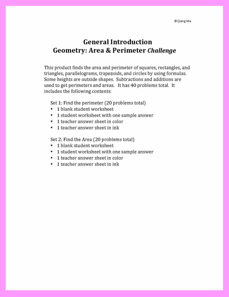 Christmas Color by Code: Area and Perimeter: Christmas Tree Challenge ...