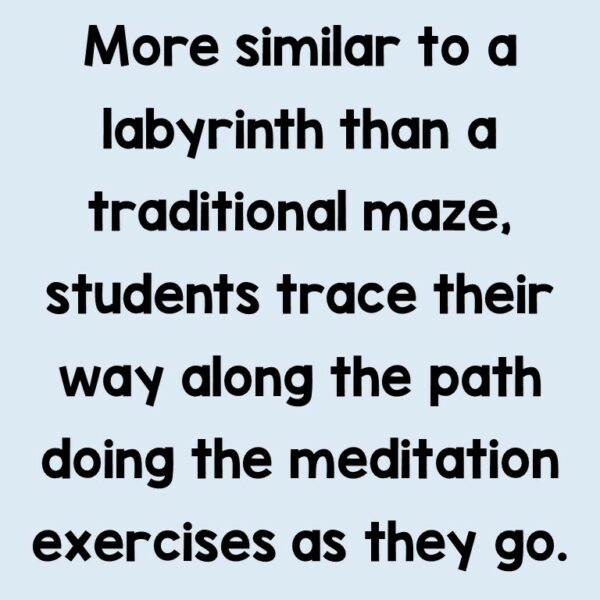 Meditation Mazes Mental Health Mindfulness Activity | Social Emotional ...