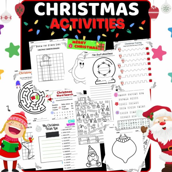 Christmas Themed Activities Resource Pack | Made By Teachers