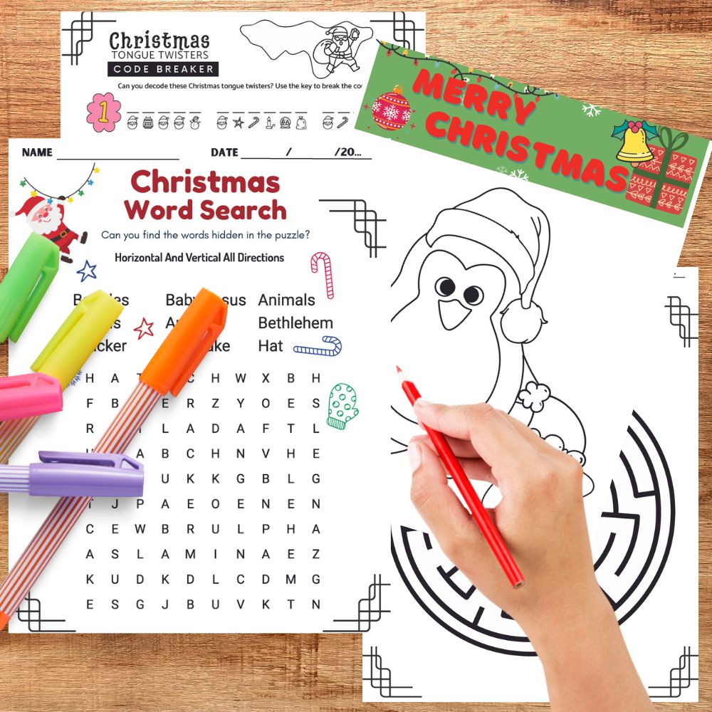 Christmas Themed Activities Resource Pack | Made By Teachers