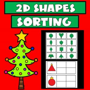 Sorting Shapes | Christmas Sorting Game - Made By Teachers