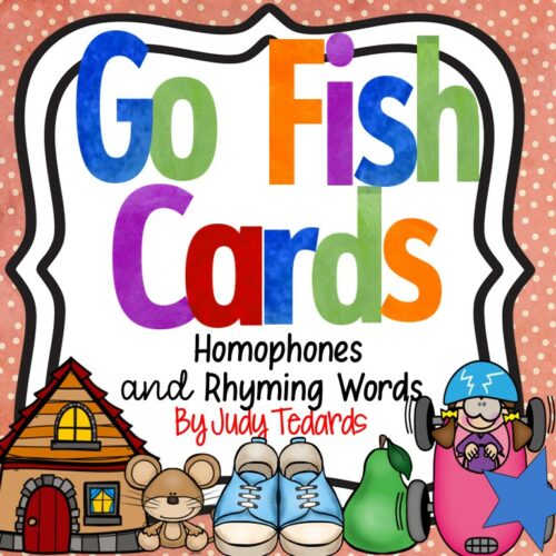 GO FISH {Homophones and Rhyming Words} | Made By Teachers